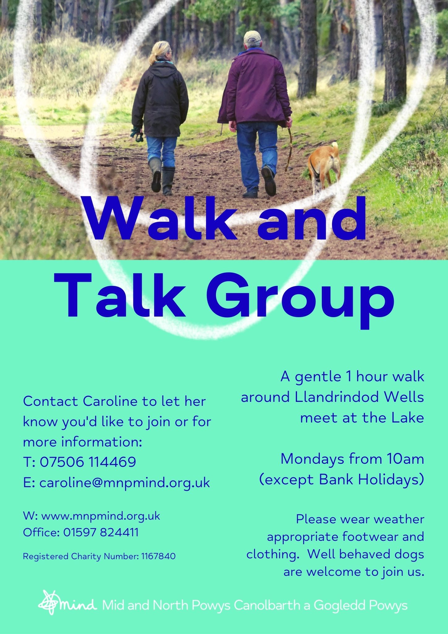 Walk and Talk Groups – Mid and North Powys Mind